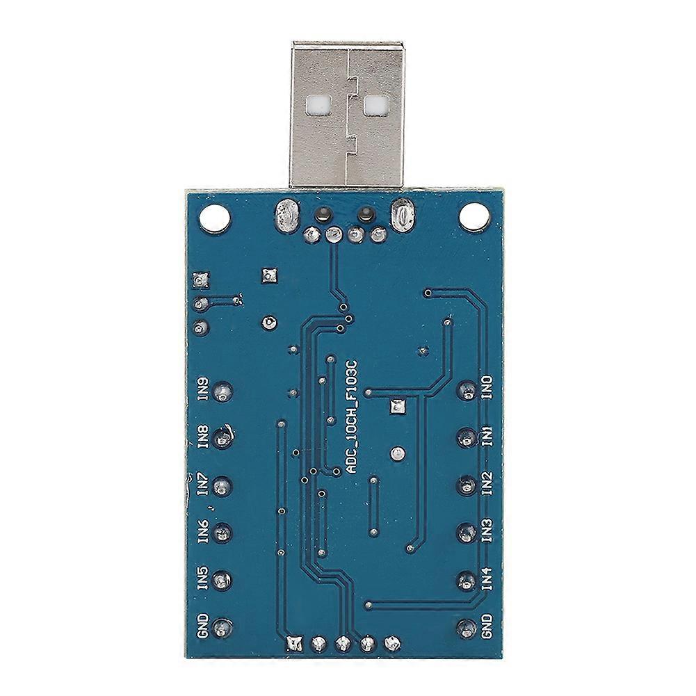 USB Interface 10 Channel 12Bit AD Sampling Data Acquisition STM32 UART Communication ADC Module ...