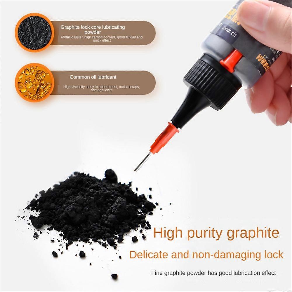 50ml New Graphite Fine Powder Lubricant For Lock Cylinder Padlock Car ...
