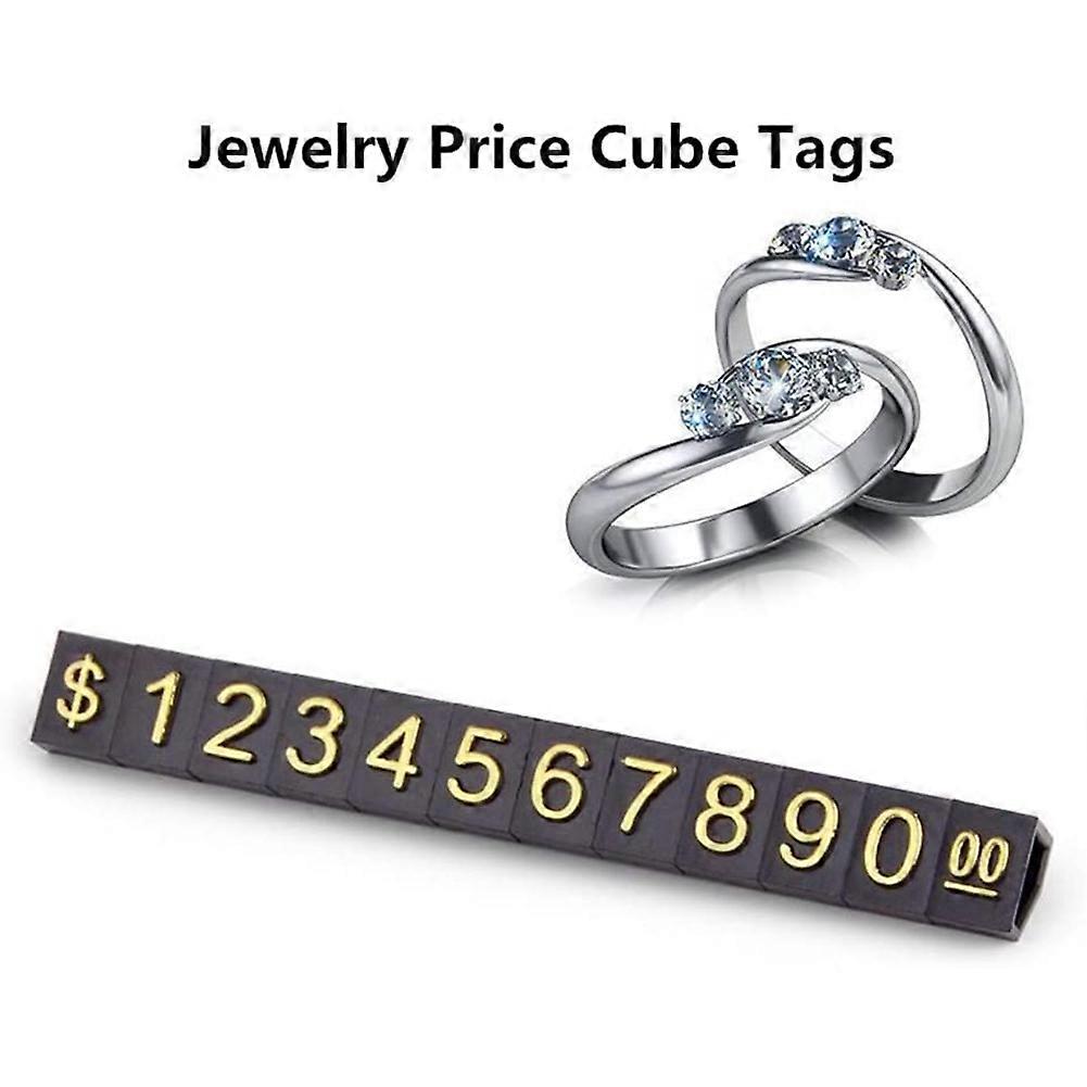 20 Sets Price Display Square Adjustable Price Tag for Price Display ...