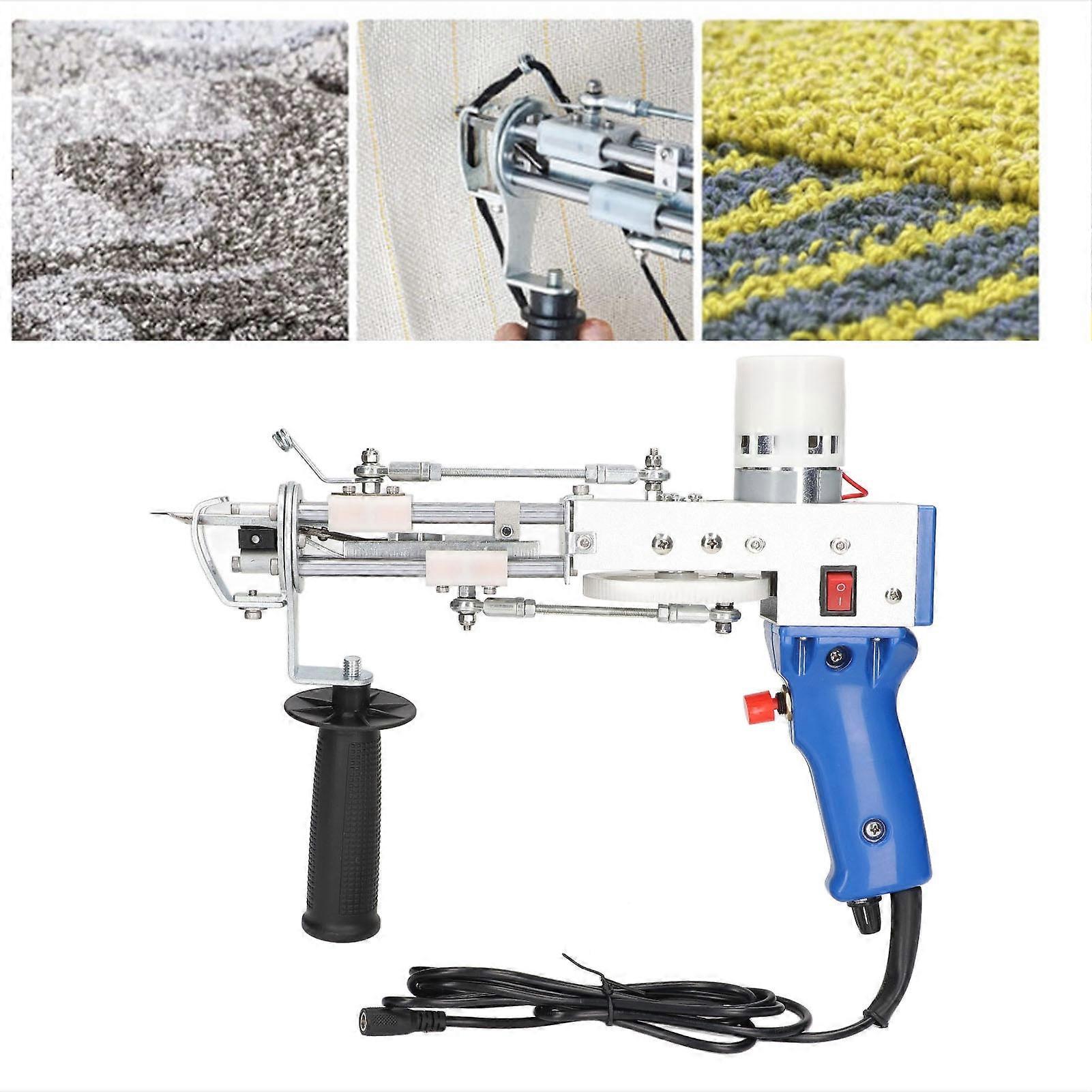 360 Degree Adjustable Handle Tufting Gun with Scissors and Cloth for ...