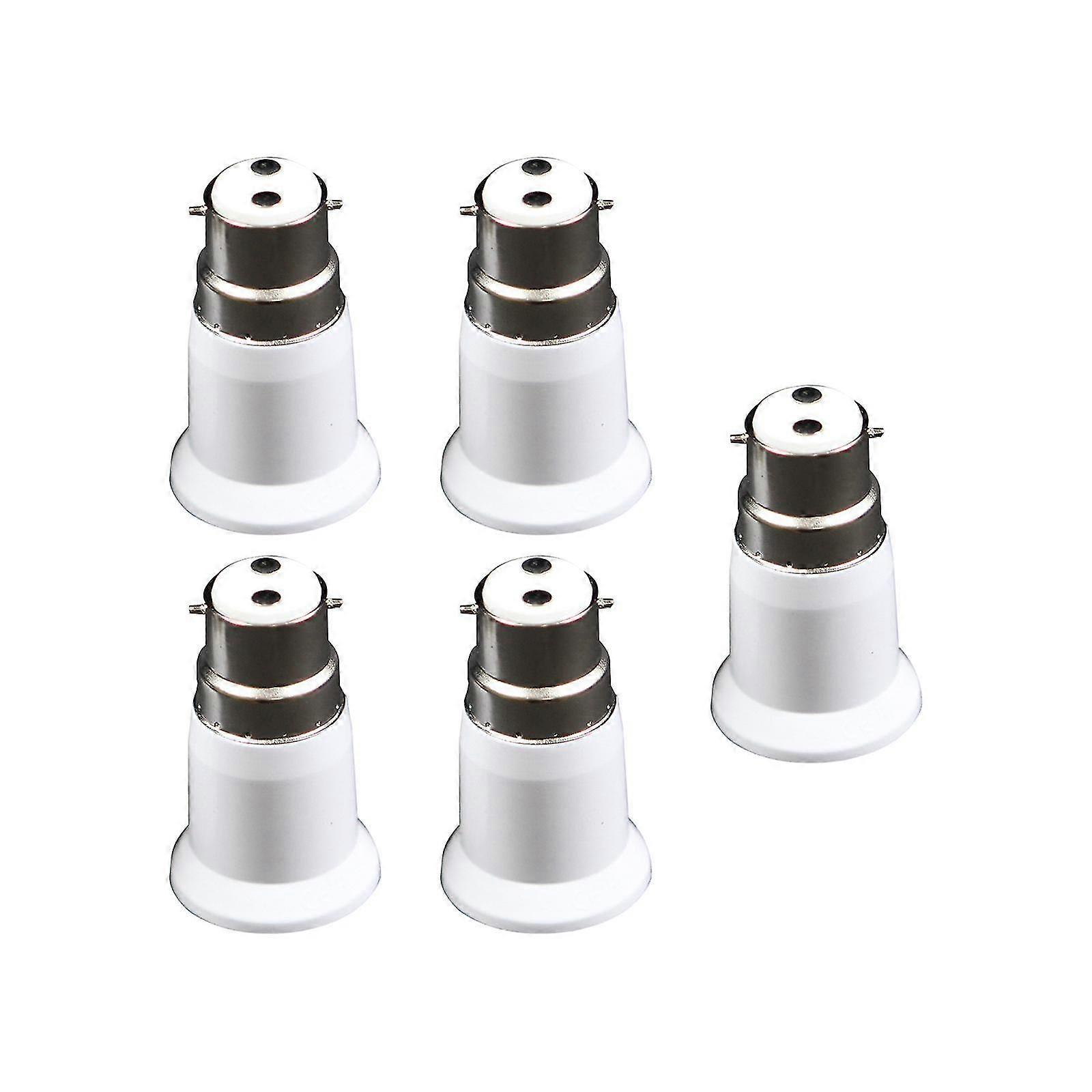 5pcs B22 To E27 Light Socket Adapter Fixture Extender, Bayonet To Screw ...