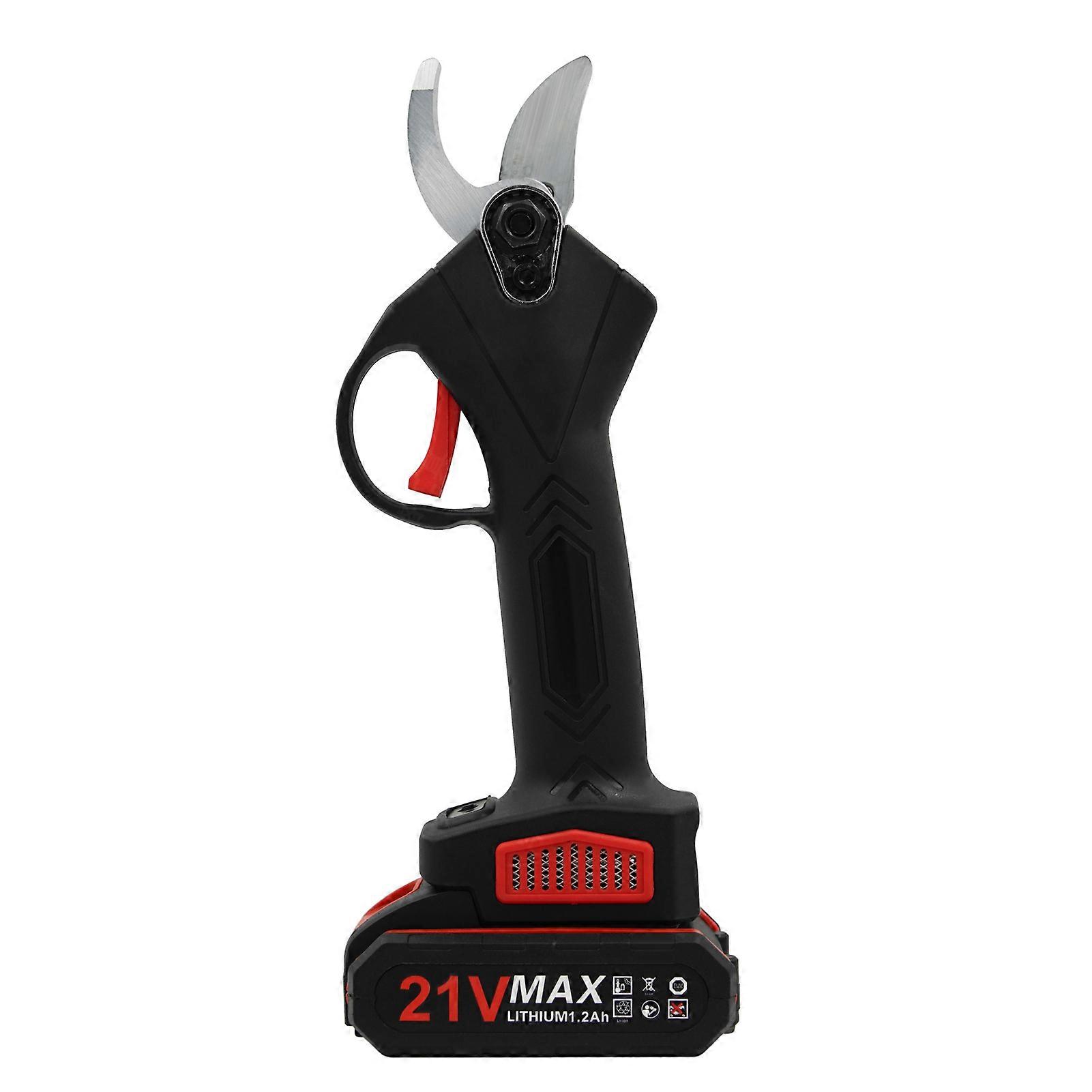 21V Portable Handheld Cordless Electric Pruning Shears with Carry Case ...