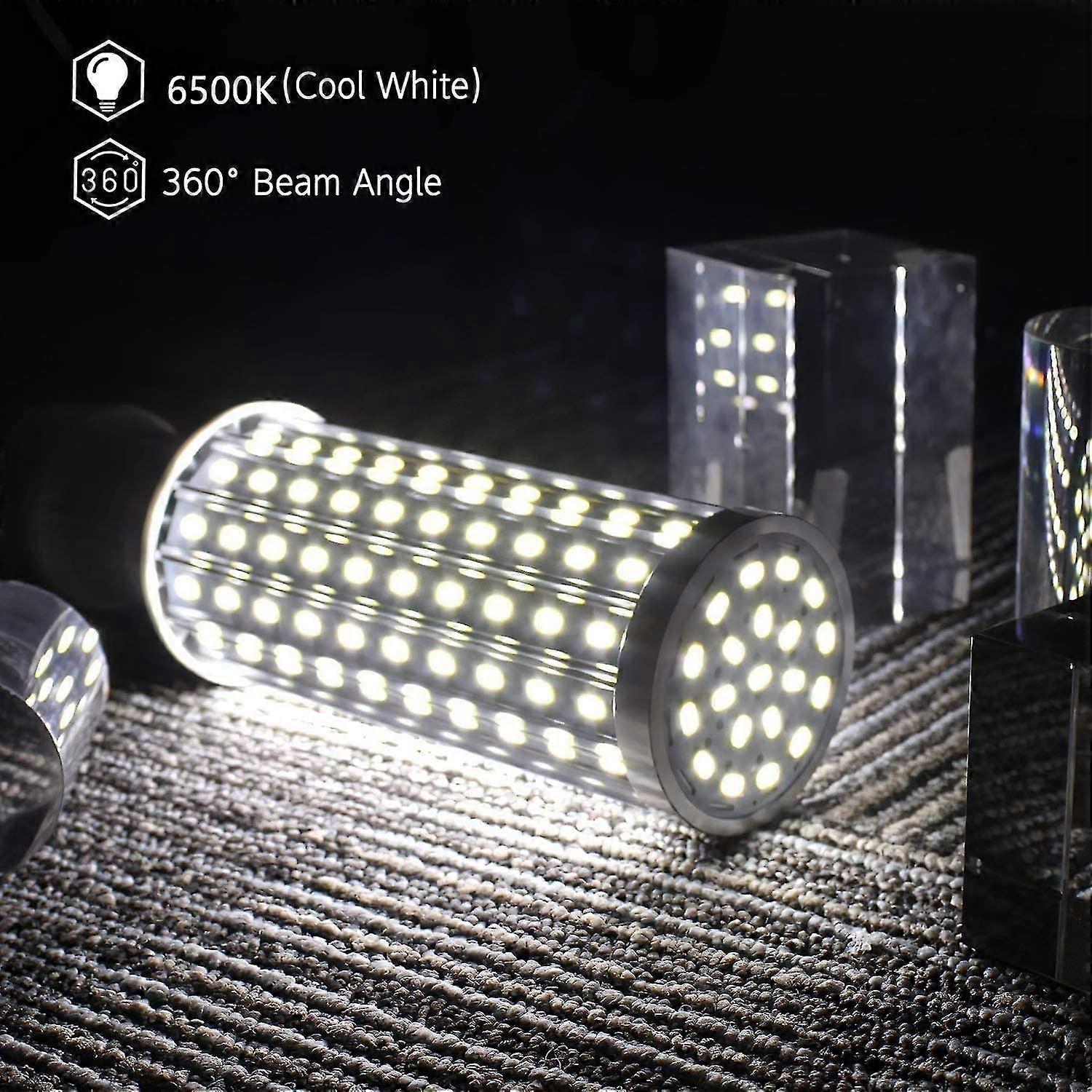 LED Bulbs E27 60W 6000K 5850LM 160X5730SMD Corn Light Bulb, 550W High ...