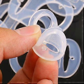 10 Pcs Button Silicone Ring Pacifier Holder Mannequin Adapter ...