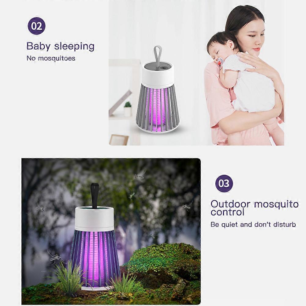Electronic Mosquito Killer Lamp Portable Radiationless USB Rechargeable | Fruugo UK