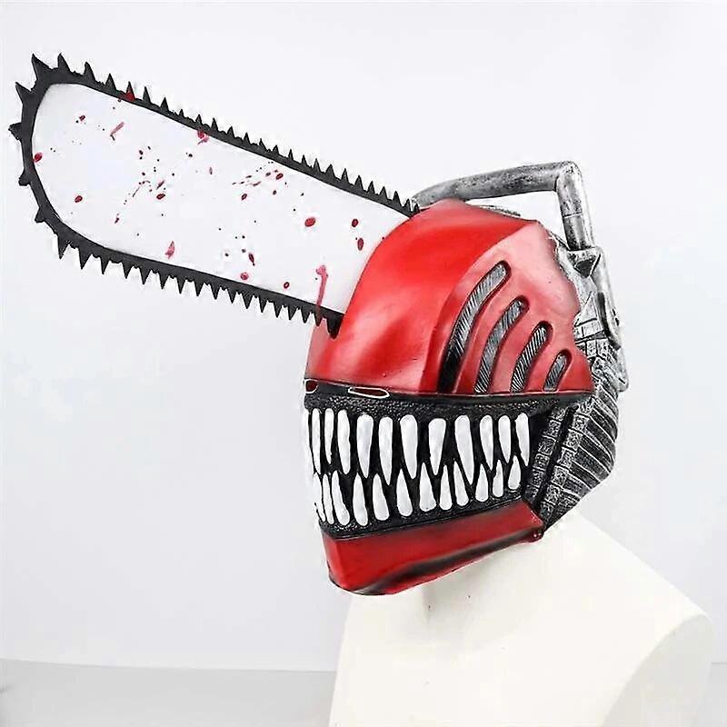 Chainsaw Mask Rave Cosplay Anime Disguise Helmet Horror Electric Saw ...