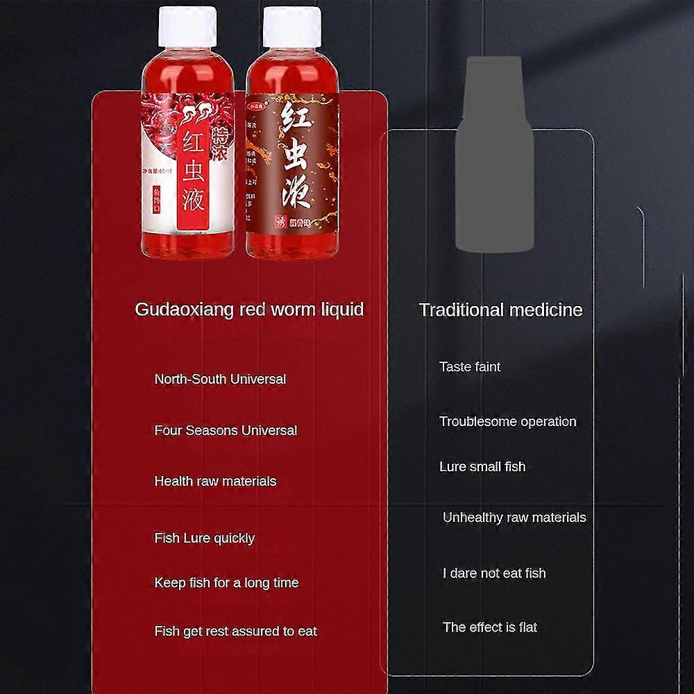 3pcs Strong Fish Attractant Concentrated Red Worm Liquid Fish Bait ...