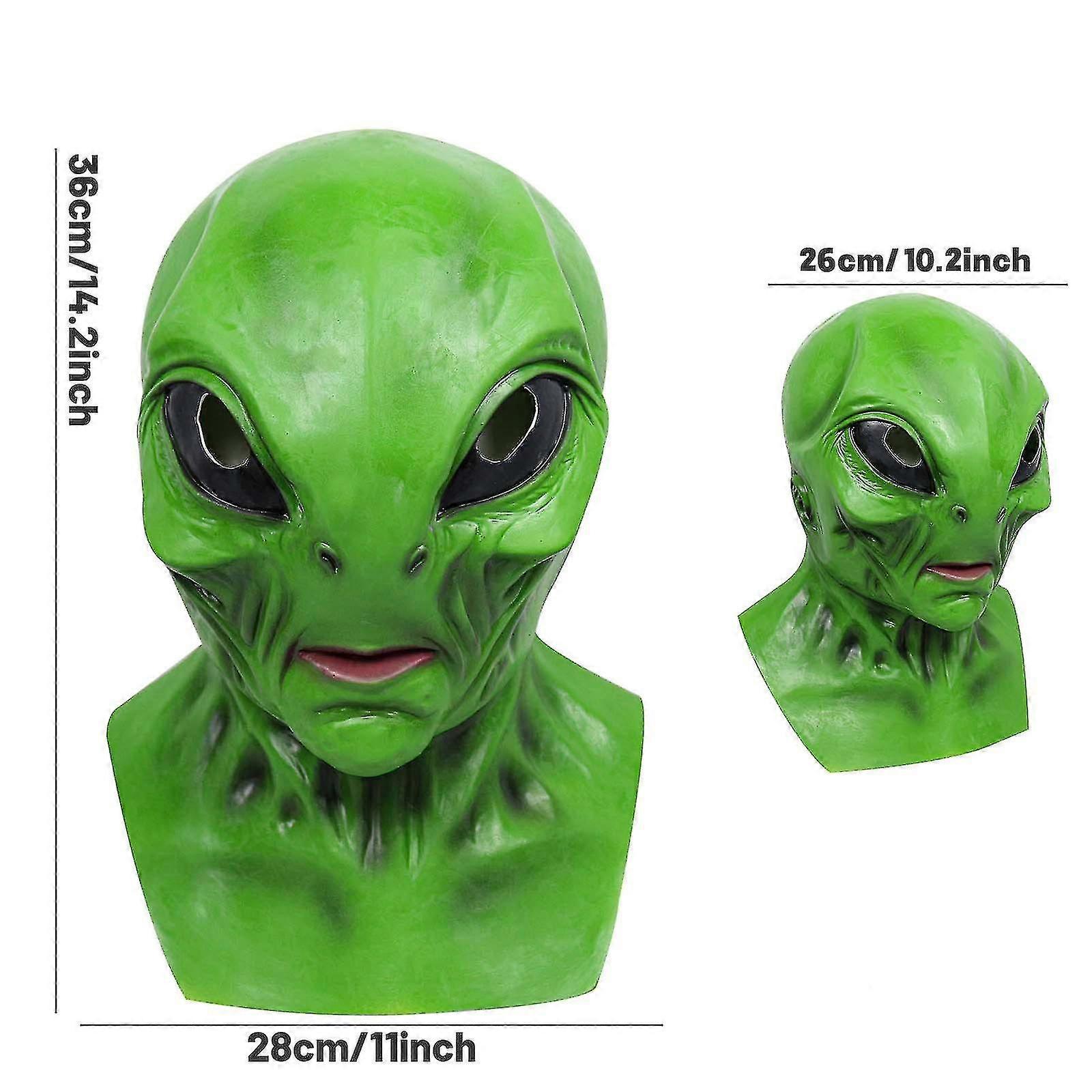 Halloween Decorations Halloween Alien Mask, Scary Alien Mask Latex Mask ...