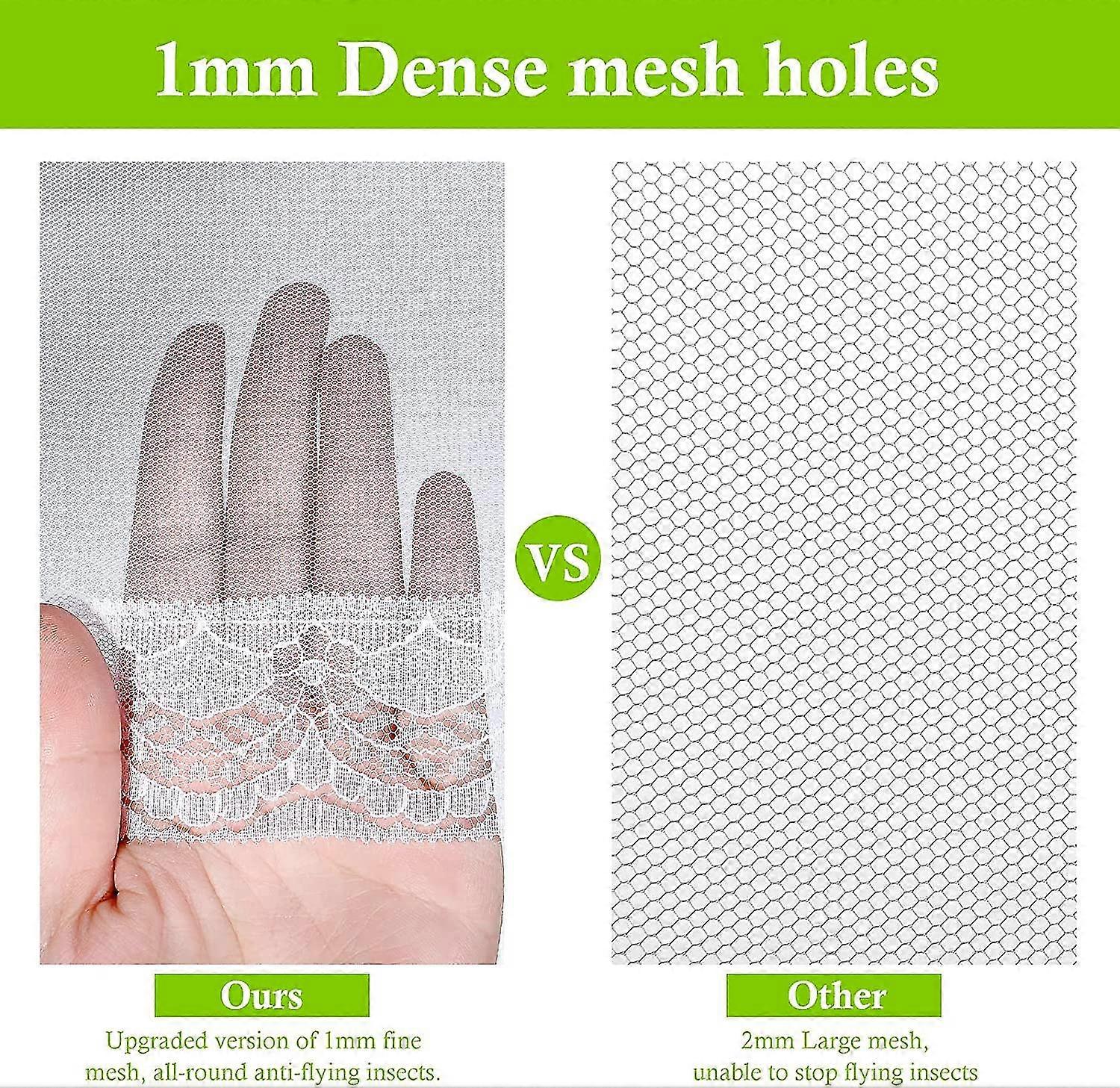 6pcs Foldable Food Cloche Anti-fly Mesh Food Cover Tent Umbrella Anti ...