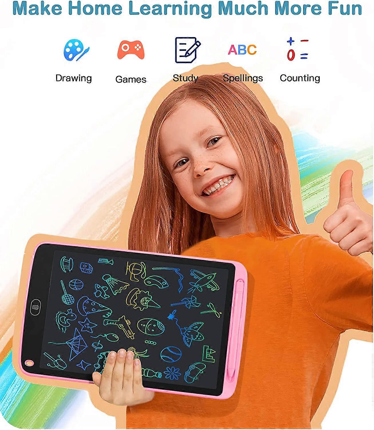 LCD Writing Tablet, 2 Pack 10 Inch Doodle Board Toys for Toddlers Kids ...