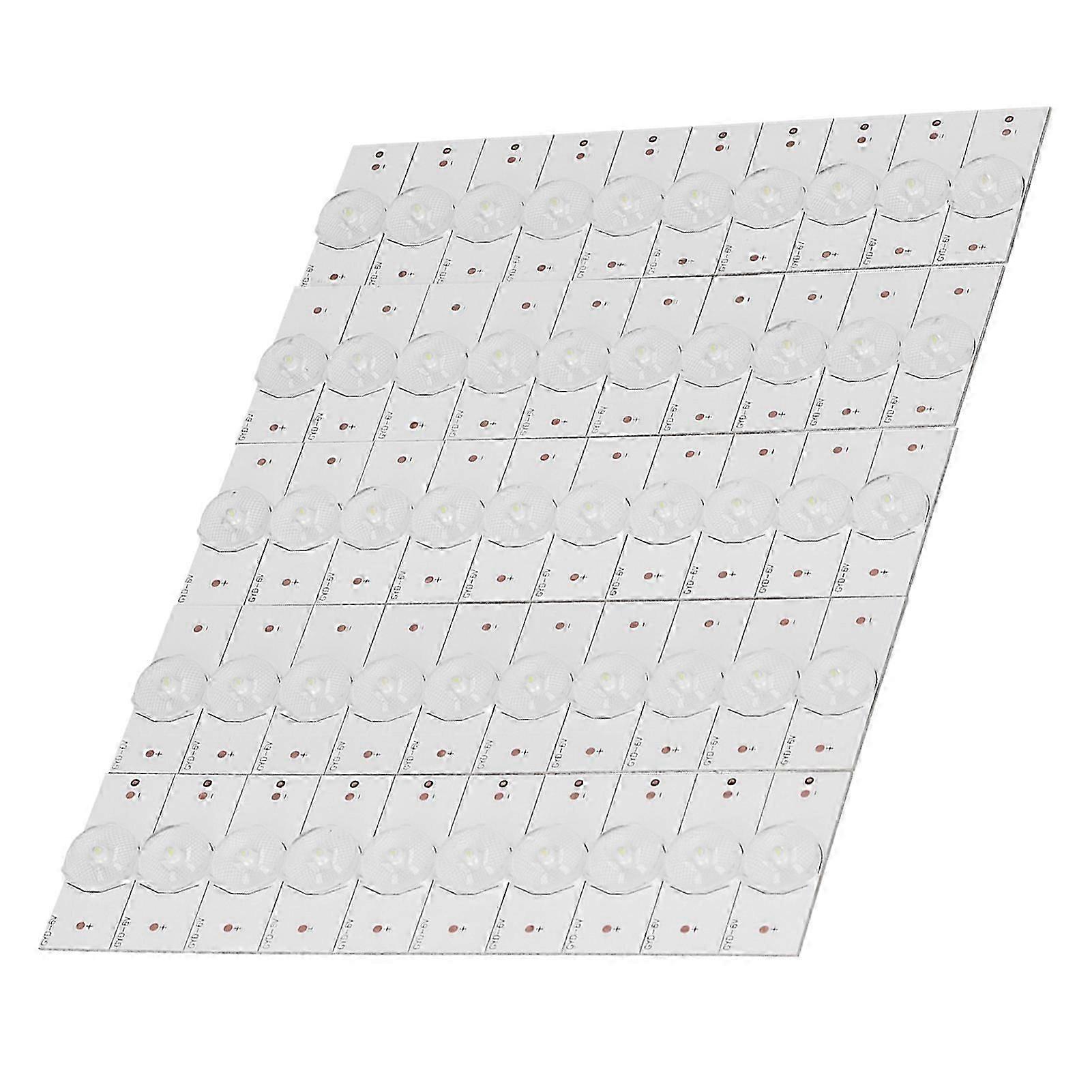 50Pcs 6V Lamp Beads Lens SMD LED TV Repair with 2meter Wire Industrial ...