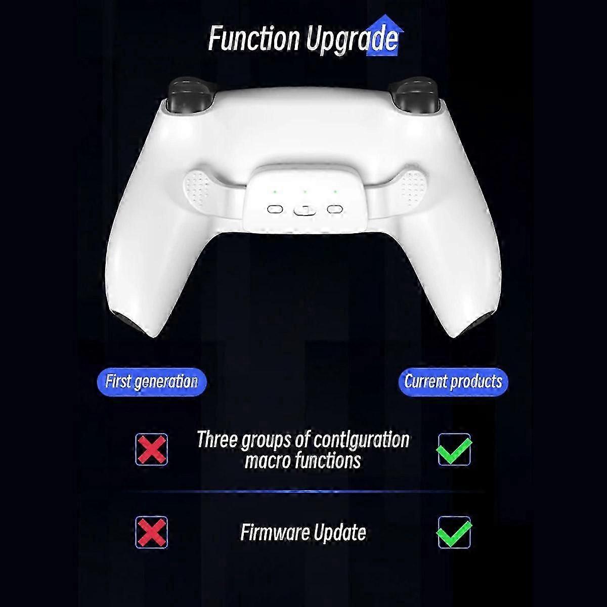 Back Button For Controller Attachment Upgrade Board Redesigned Shell Programable Rise Remap For ...