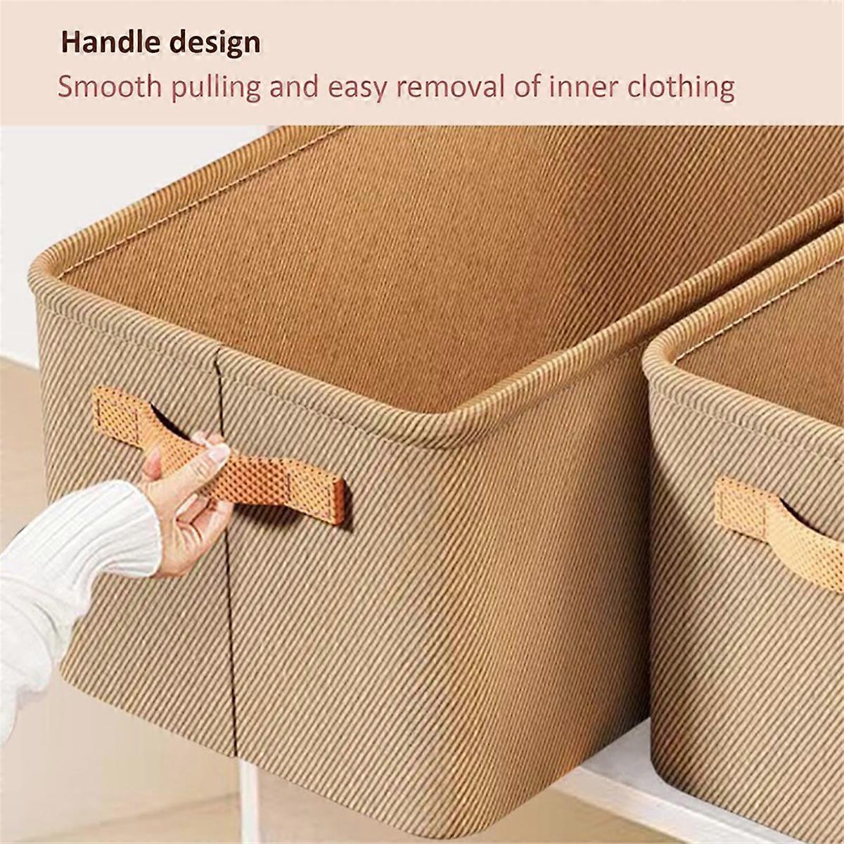 Multi-Functional Closet Organizer,Steel Ring Storage Box, Fabric ...