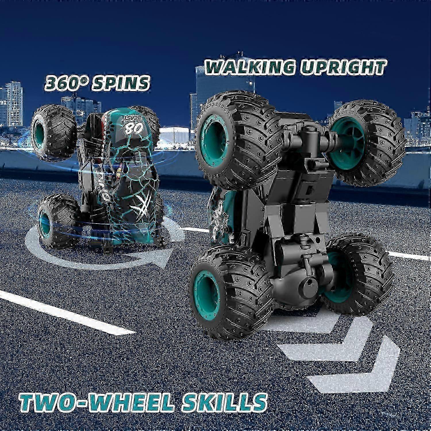 SBSG 2.4Ghz RC Monster Truck Toys for Boys, 1:20 Dinosaur Remote ...