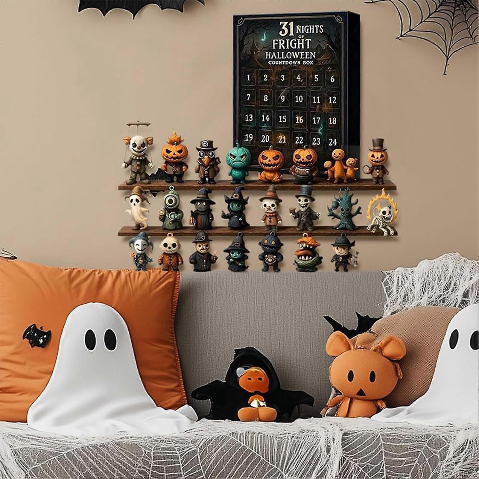 31 Nights of Fright Halloween Countdown Box with Spooky Surprise Toys ...