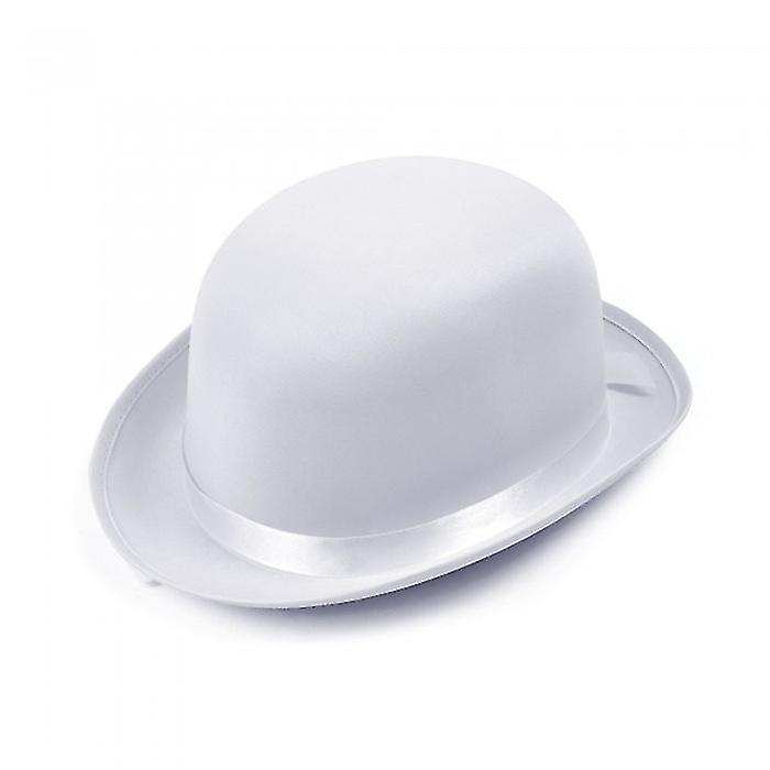 Bristol Novelty Unisex Adults White Bowler Hat | Fruugo UK
