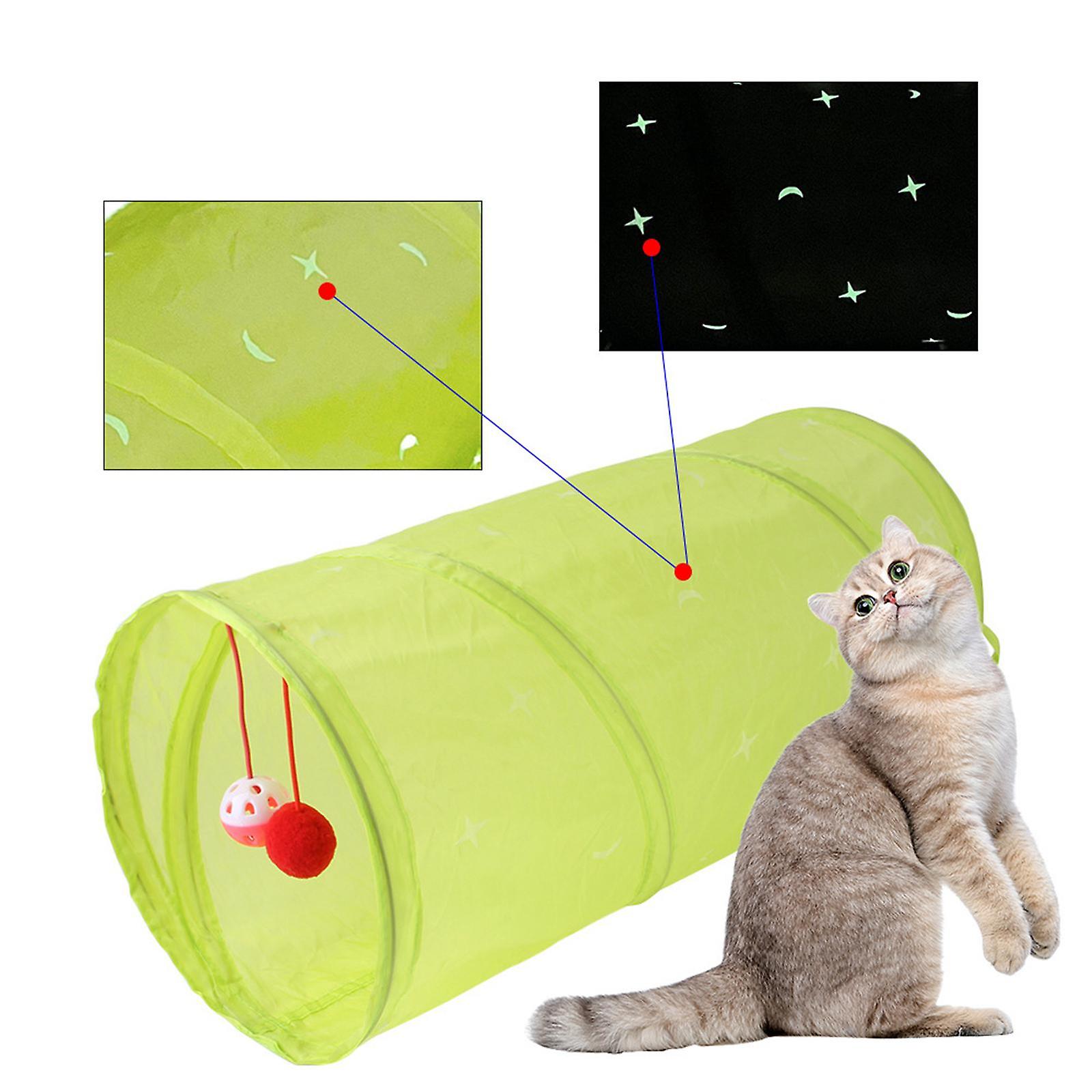 Funny Cat Tunnel With Ball Toys, Foldable Channel, Interactive Tent For ...