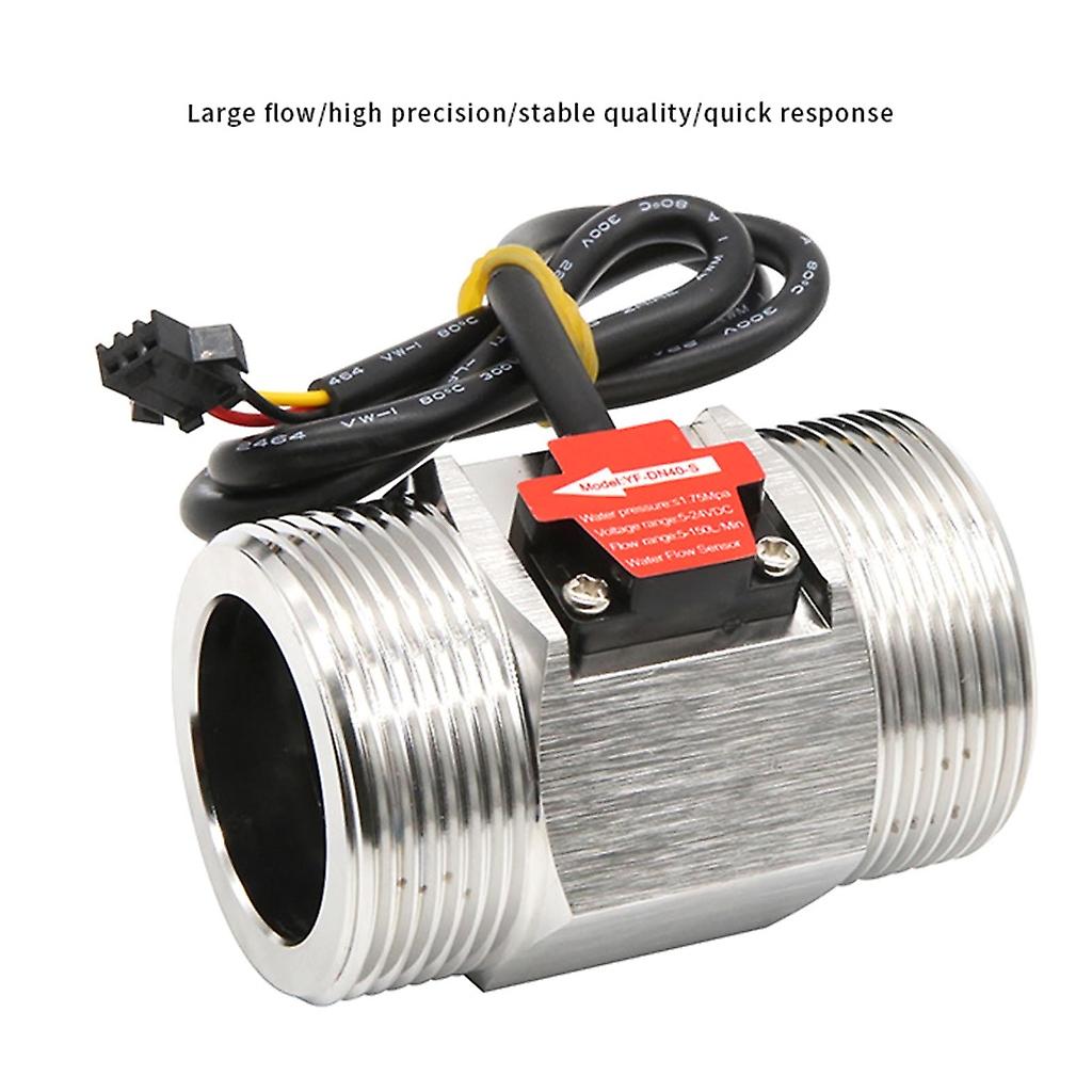 1.5'' Hall Effect Flow Sensor Turbine Flowmeter Fluidmeter Counter 5 ...