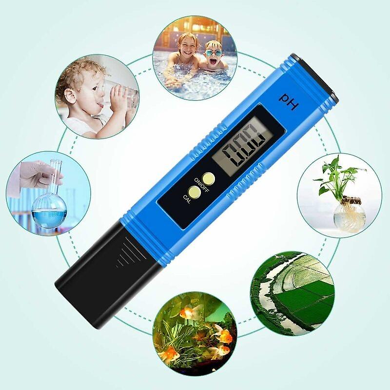 Ph Meter, Ph Meter 0.01 Ph High Accuracy Water Tester 0-14 Ph Ph ...