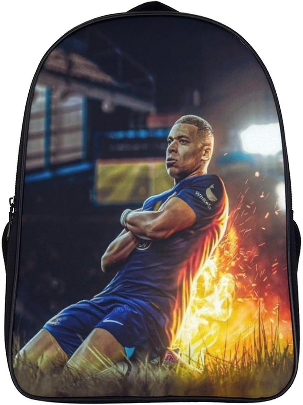 LOPUCK Mbappe Kids Backpack Fashion Fun Backpack Book Bag For Boys And ...