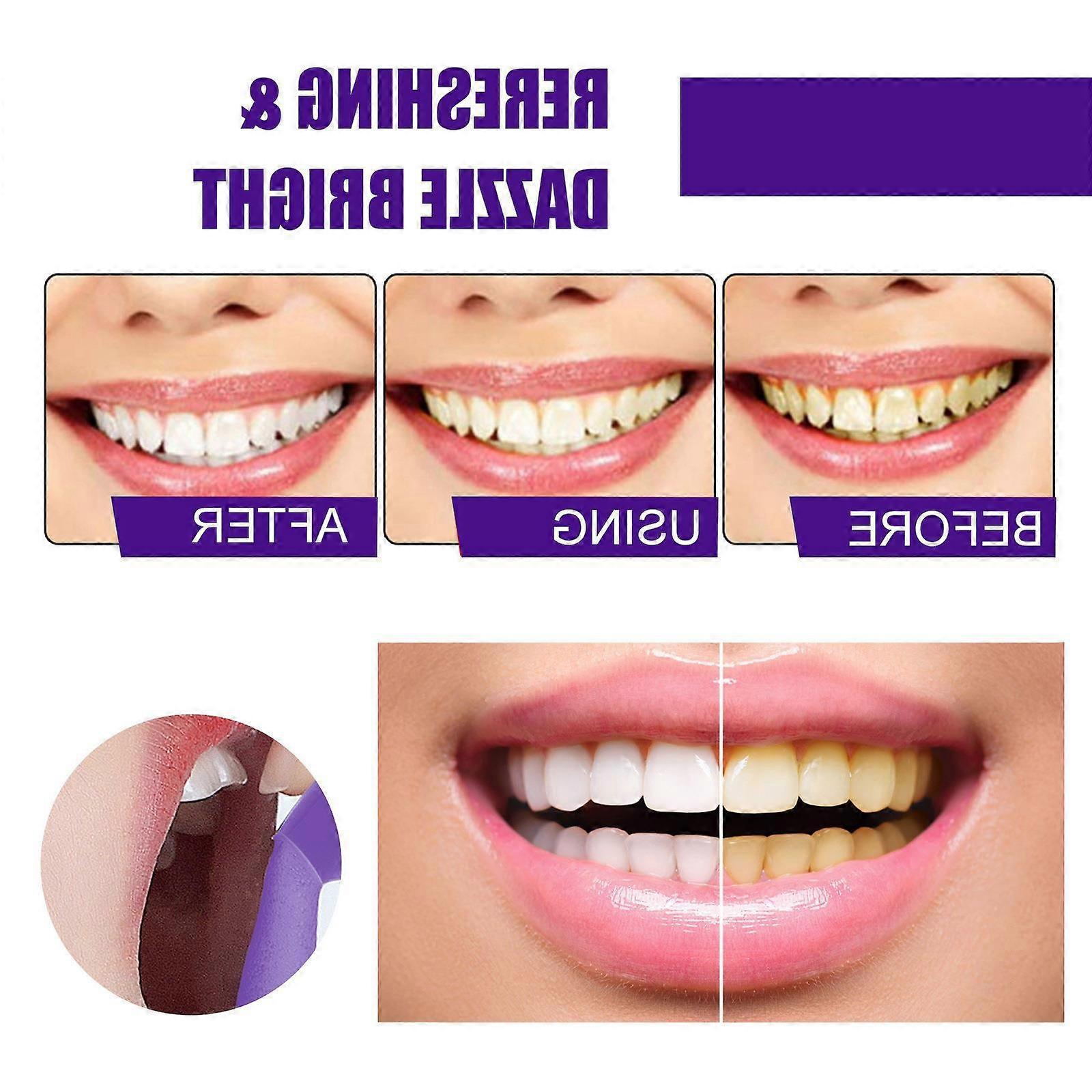 Jaysuing V34 Bright White Teeth Toothpaste Whitening Teeth Correction ...