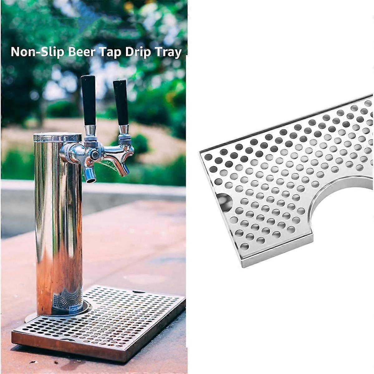 Beer Drip Tray for Kegerator, Stainless Steel Kegerator Drip Tray Beer ...