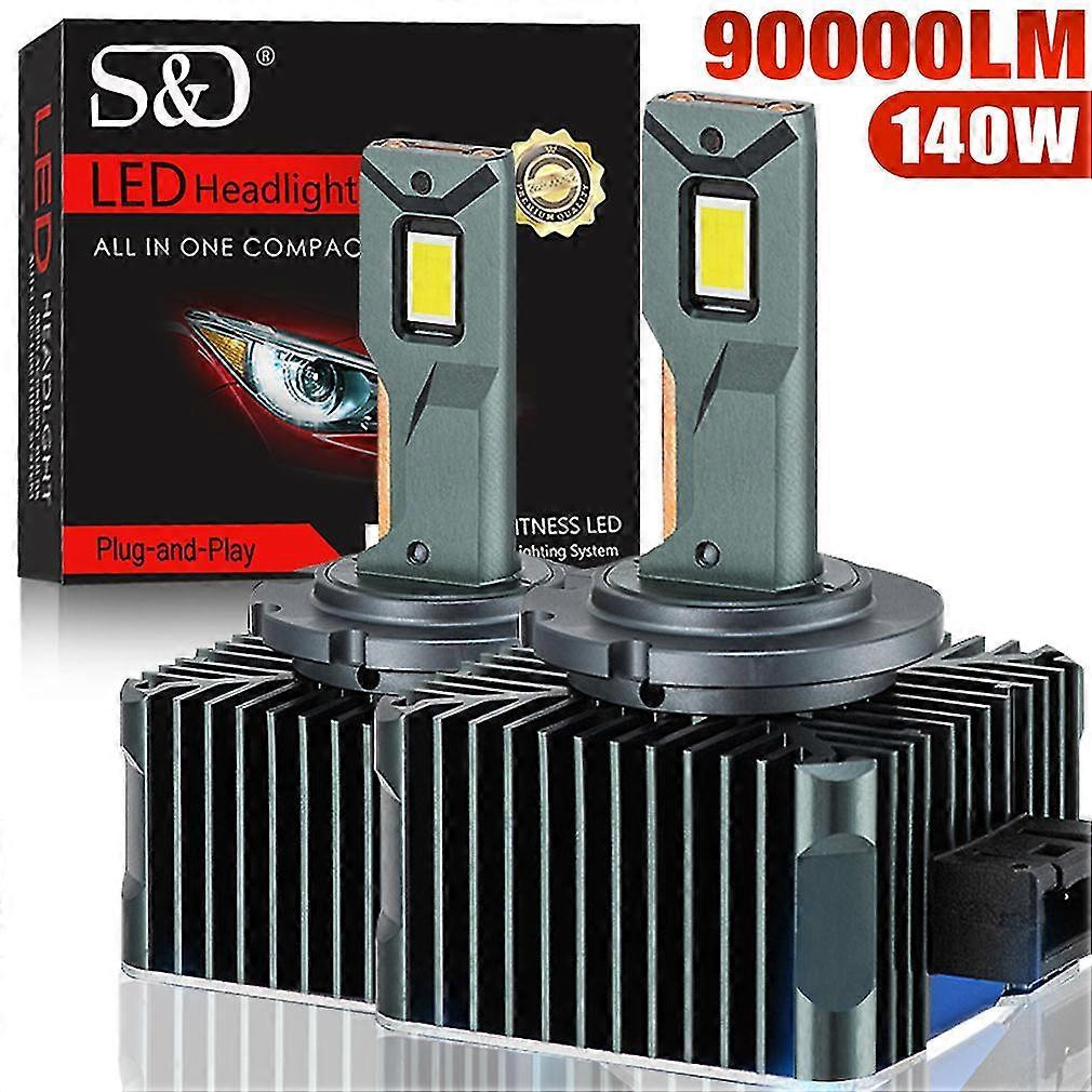 90000LM D3S LED D1S D2S D4S D5S D8S Led 140W Headlights HID D1R D2R D3R D4R D5R D8R Bulb Canbus ...