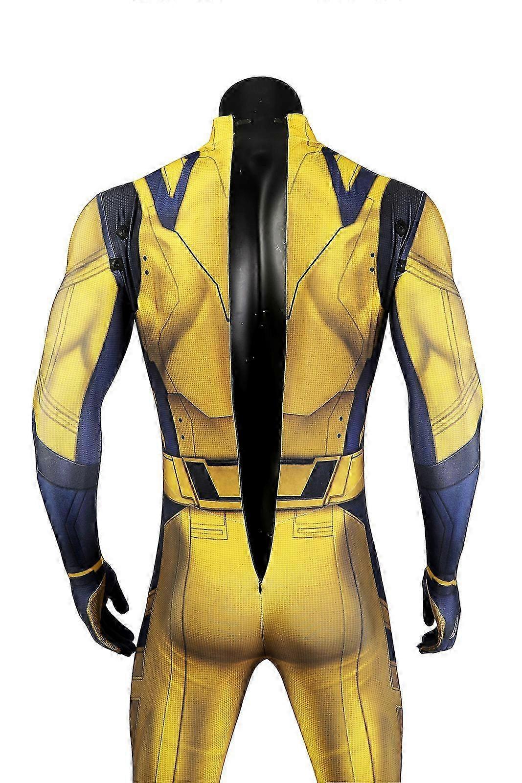 Deadpool Wolverine Cosplay Mens Party Fancy Dress Wolverine Jumpsuit ...