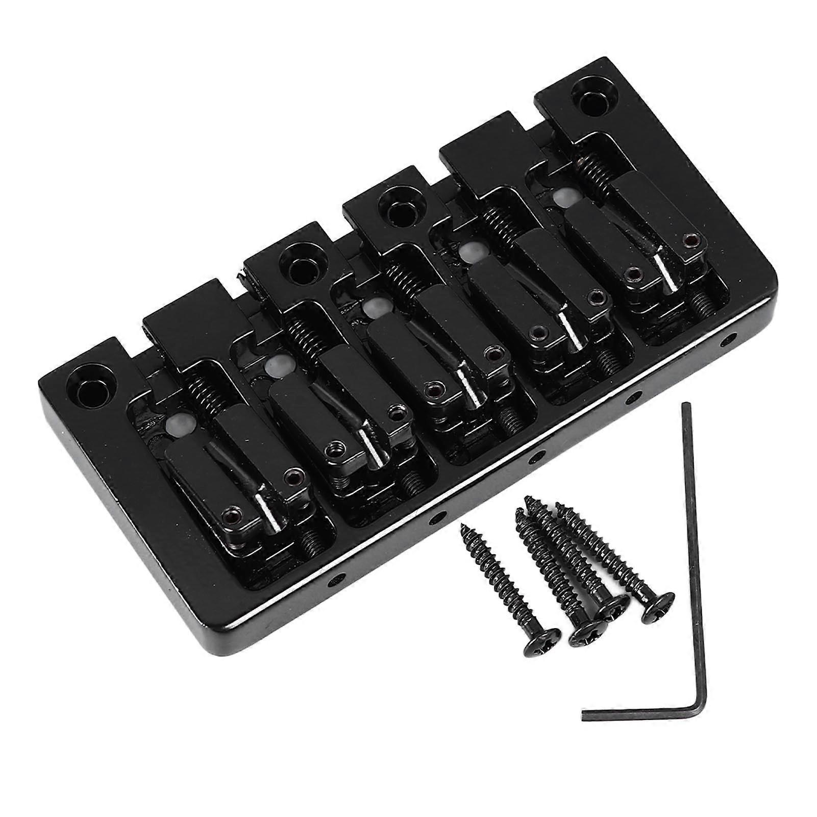 Bass Bridge Flip Top Micro Adjustable 5 String Bass Bridge Replacement ...