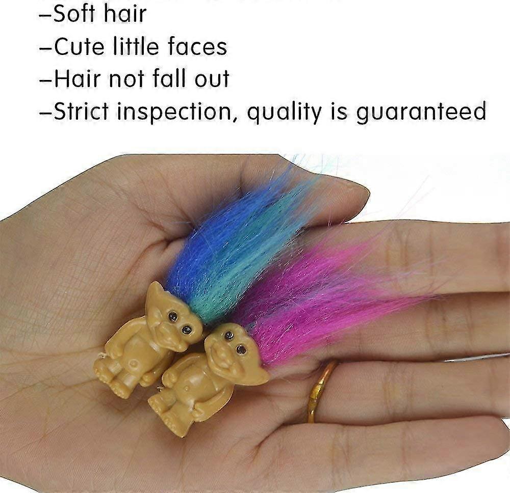 10 Pieces Mini Troll Dolls | Fruugo UK