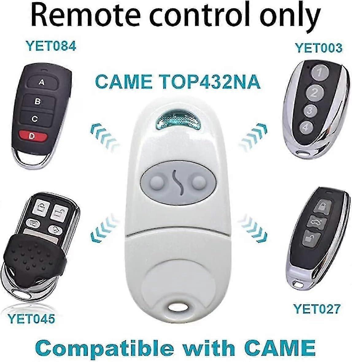 Remote Control CAME TOP432NA - 4pcs | Fruugo AU
