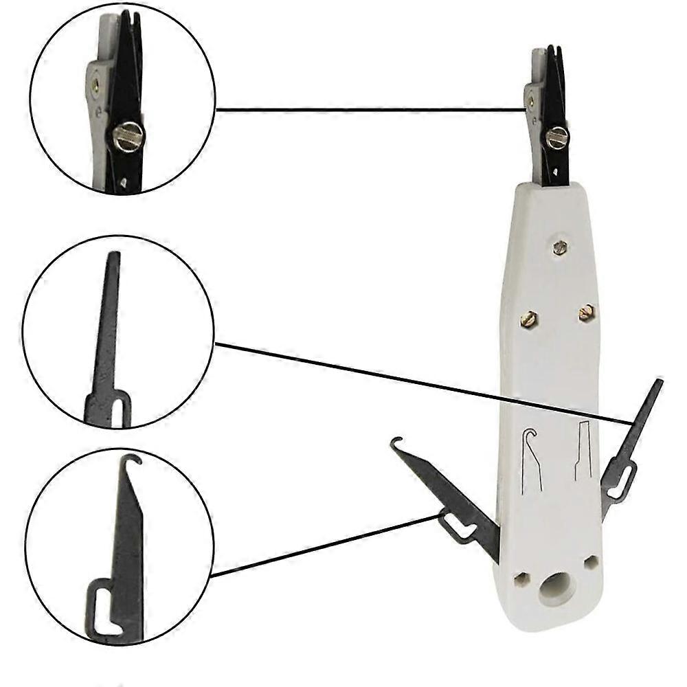 Professional Punch Down Tool RJ45 RJ11 Cat5E Cat6 Network Phone Cable ...