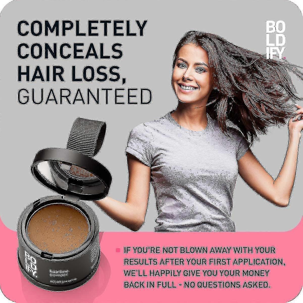 Hairline Powder (auburn) Instantly Conceals Hair Loss And Fills In ...