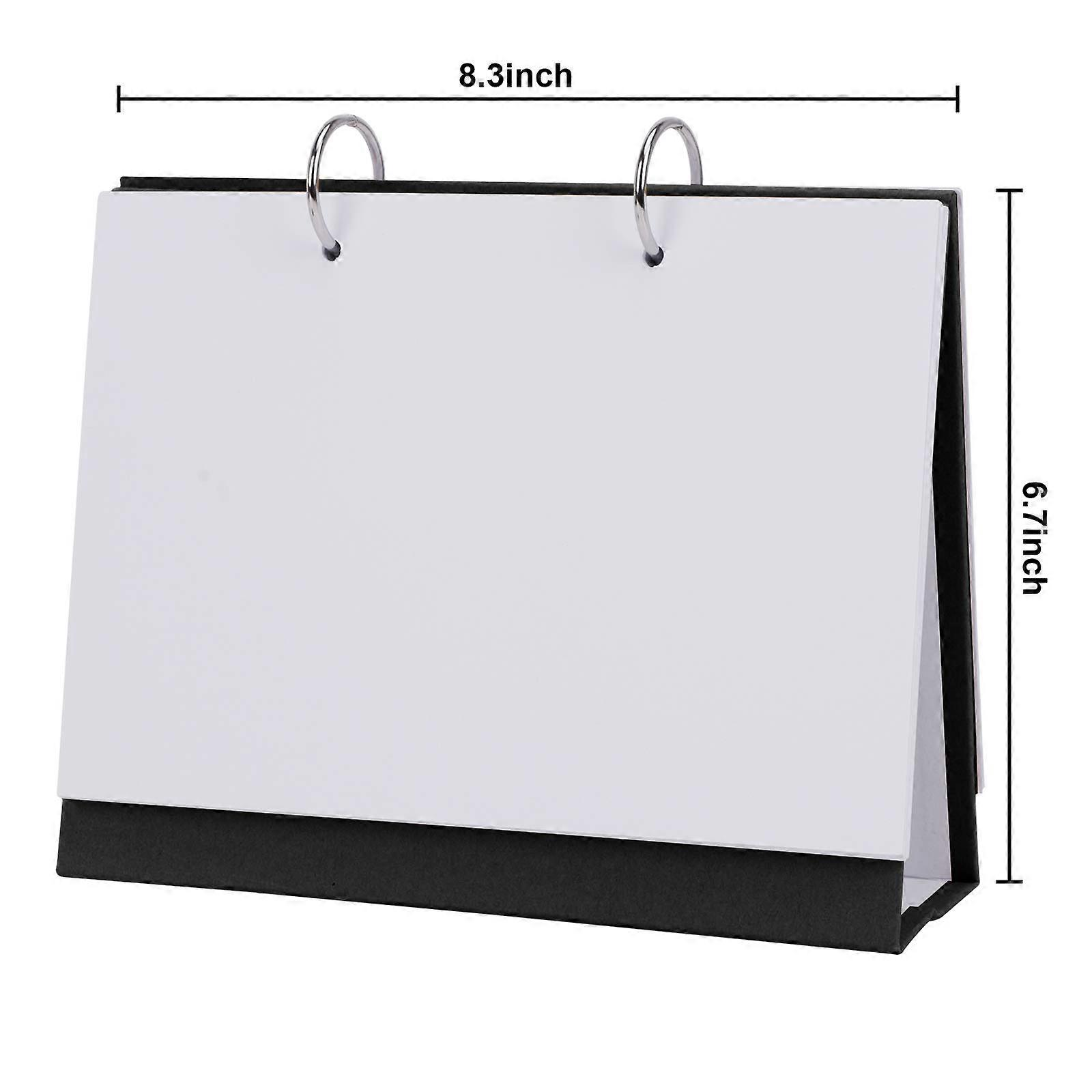 DIY Desk Calendar Kraft Paper Weekly Calendar Landscape Blank Paper No ...