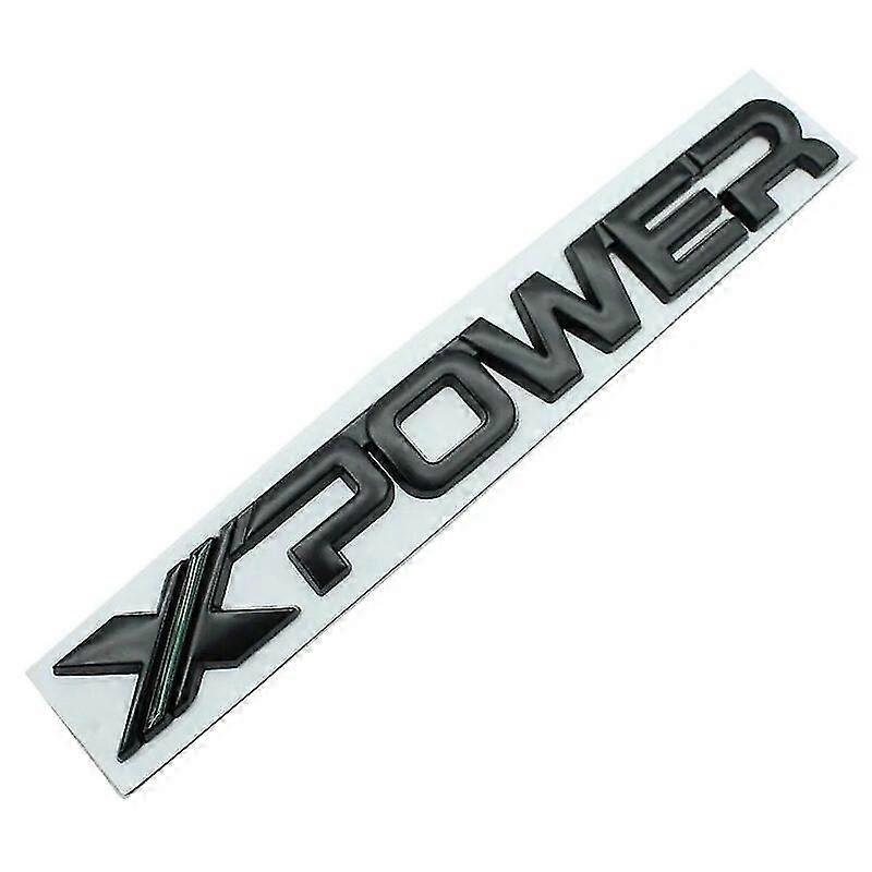 3d Metal Black Logo X Xpower Emblem Car Fender Badge Trunk Decal For Mg ...