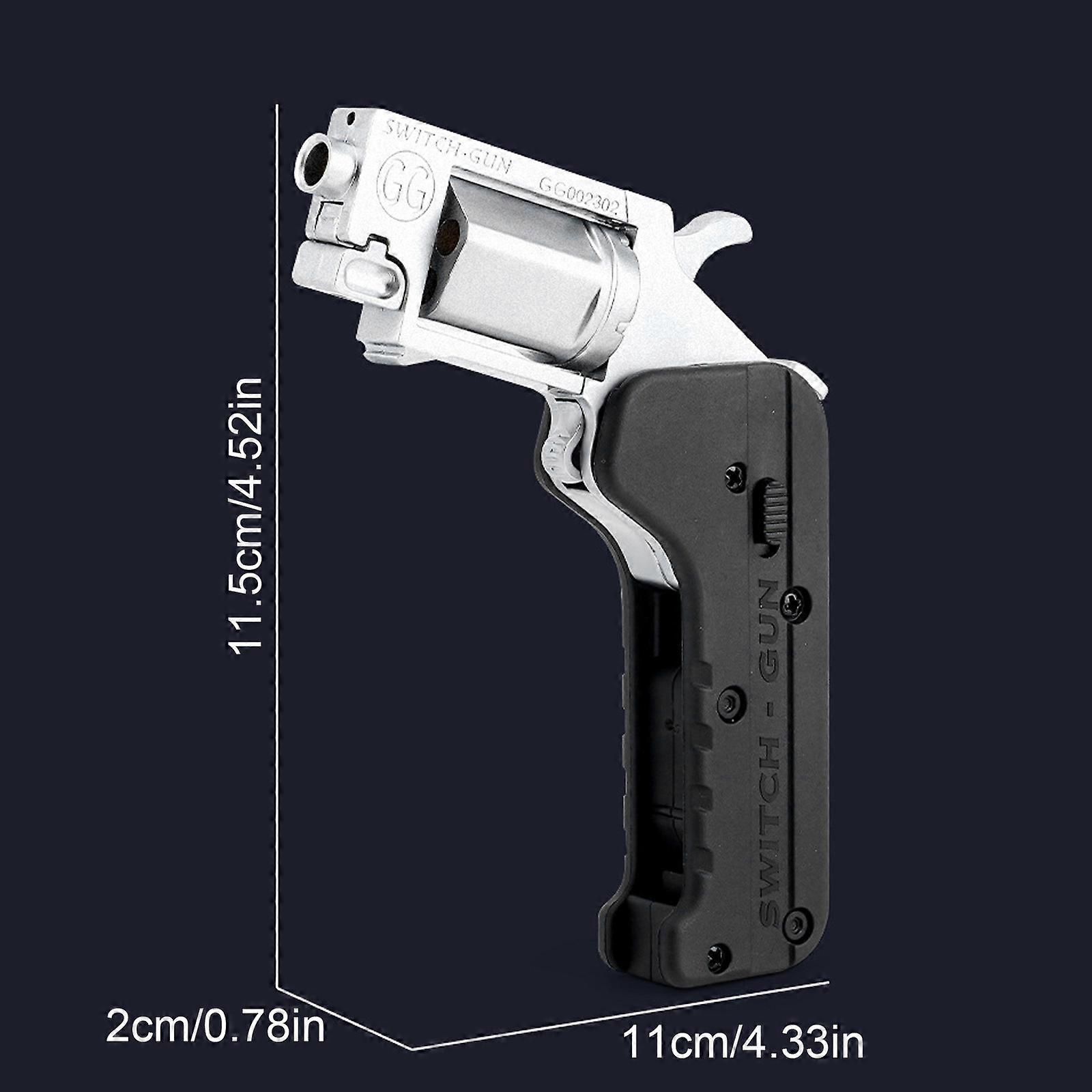 Toy Gun Single Action Folding Revolver Toy-laster Pistol Police Cosplay ...