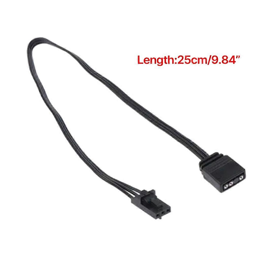 Black Cable Adapter for Corsairs QL LL120 ICUE RGB to ARGB Seamless ...