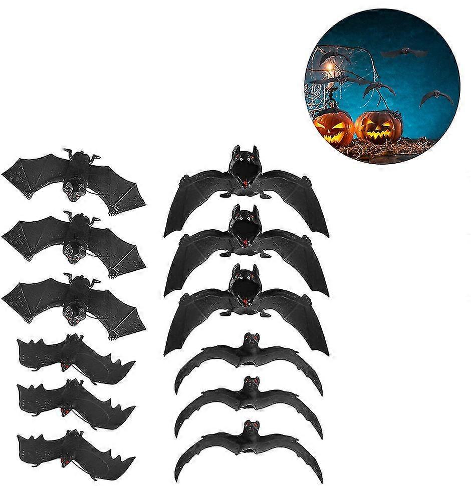 Spooky Decor - Set Of 12 Halloween Bats for Hanging - Buy Now! | Fruugo UK
