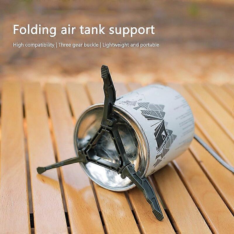 Nylon Gas Canister Stand Foldable Outdoor Gas Tank Bracket Camping ...