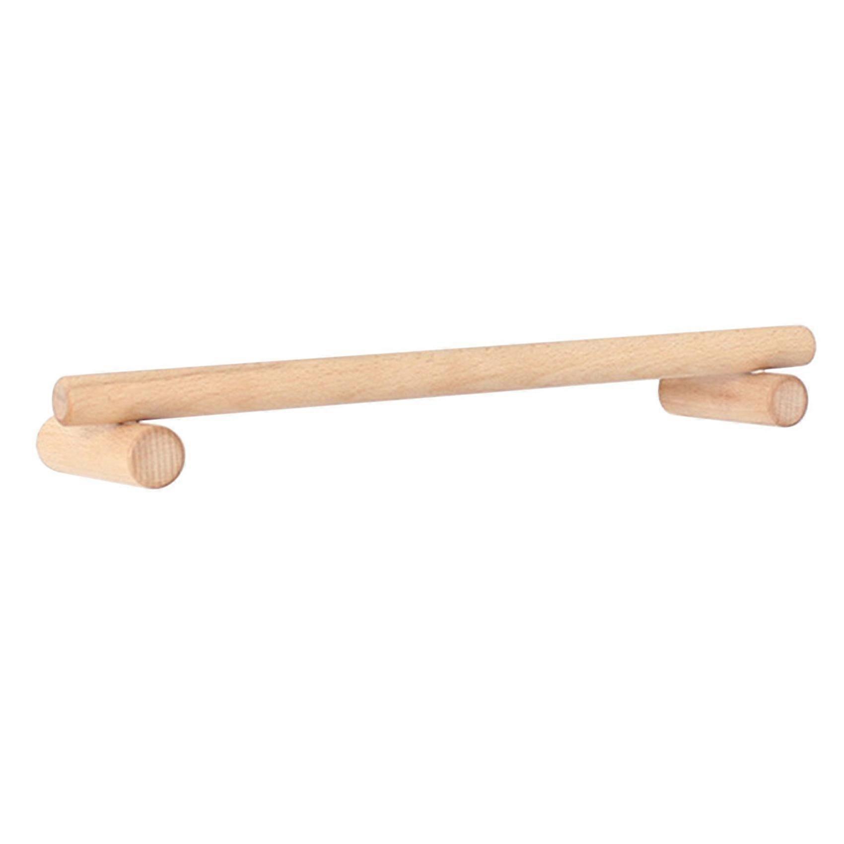 Simple Towel Rack Wood Towel Bar For Bathroom Kitchen Home (30cm ...