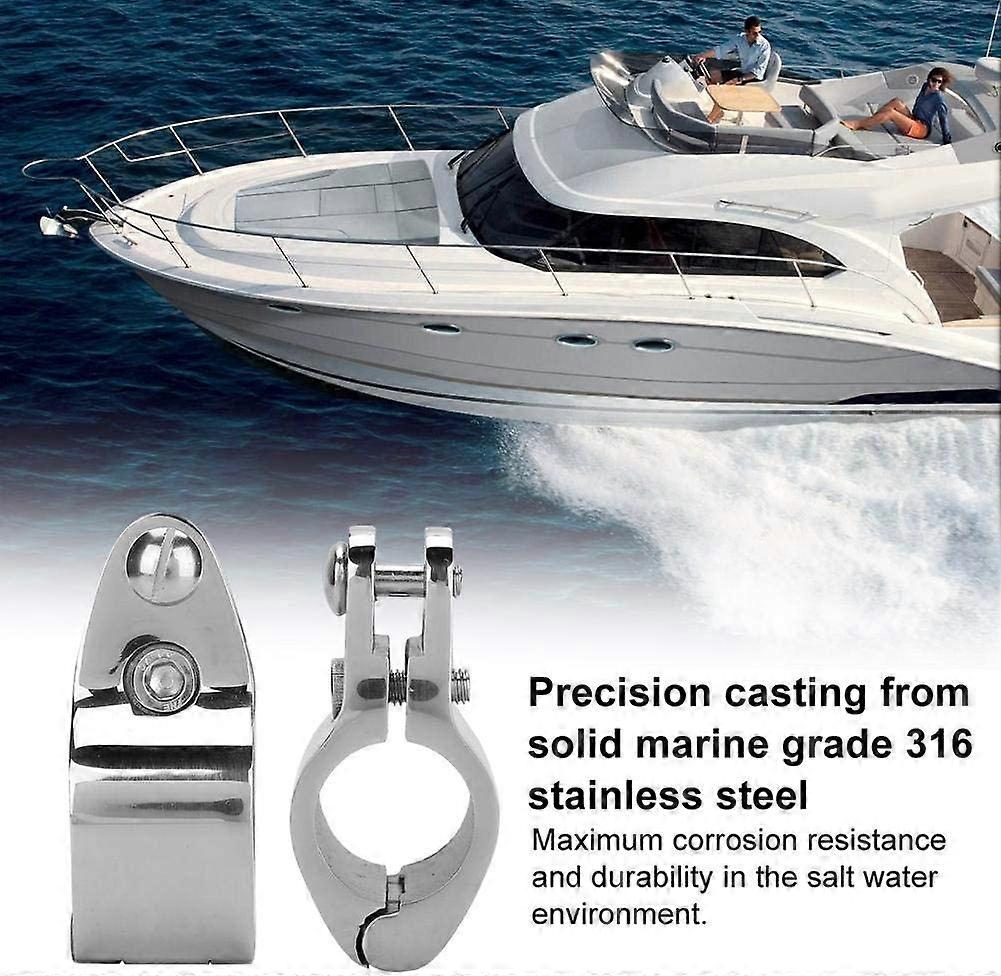 2pcs Marine Jaw Slides Stainless Steel Boat Marine Hinged Upper Jaw ...