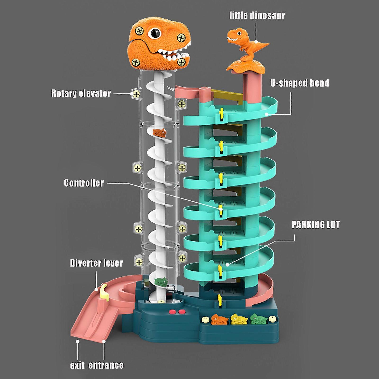 Multilayer Car Building Park for Kids, Electric Rail Car & Manual ...