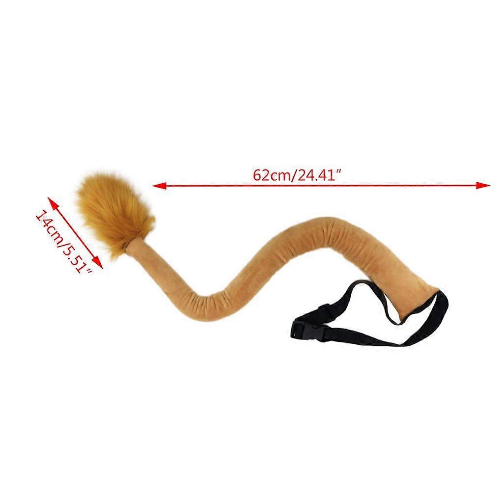 35 Inch Plush Animal Tail Wire Inside Costume Lion Tiger Leopard Zebra ...