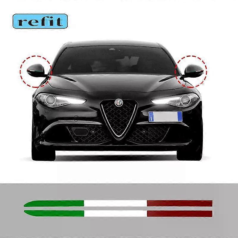 Car Rearview Mirror Decoration Garland Sticker For Alfa Romeo Giulia ...