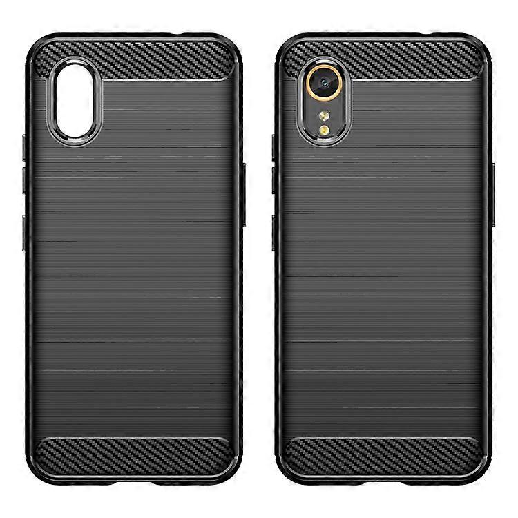 Compatible For Samsung Galaxy Xcover 7 TPU Case Carbon Fiber Texture ...