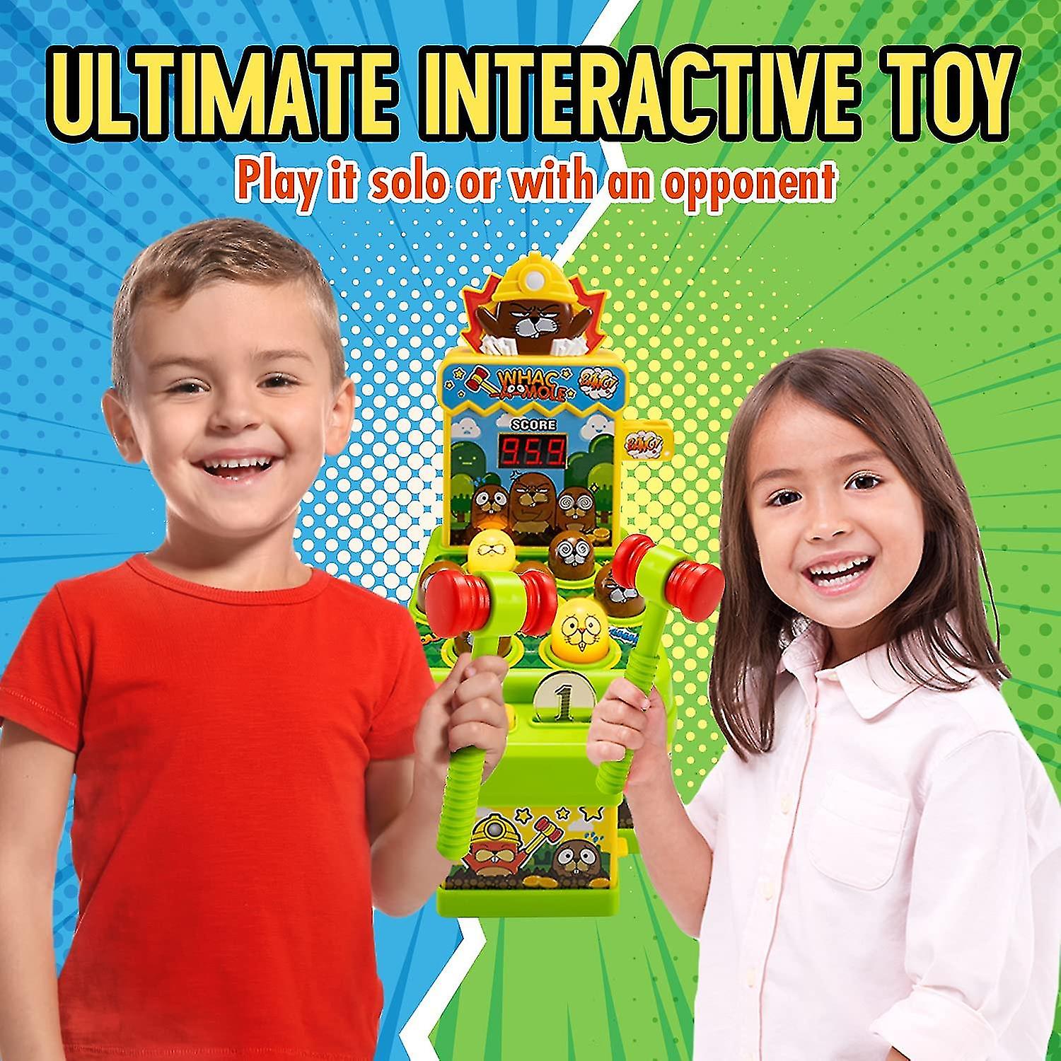 Whack A Mole Game For Kids-dual-mode Mini Electronic Arcade Game Toy ...