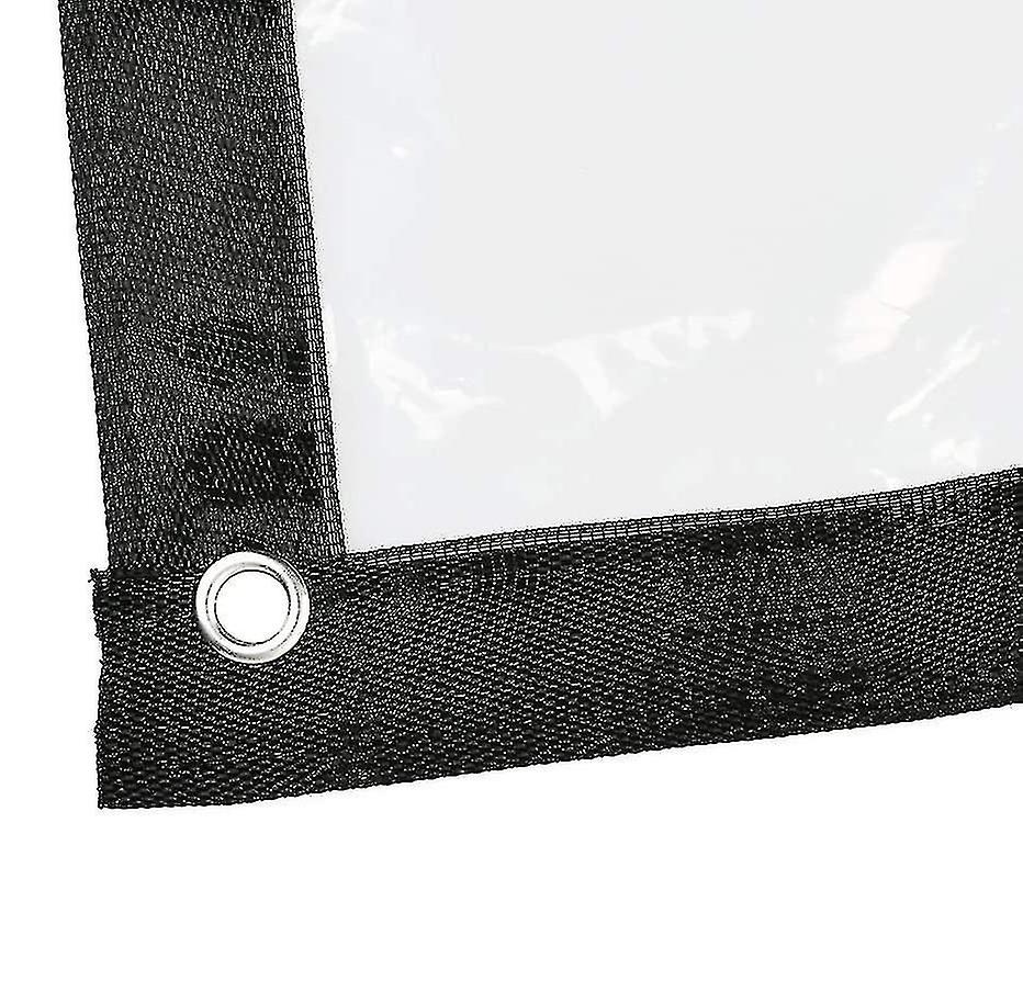 Tarp With Eyelets Transparent Waterproof Tarpaulin, Foldable For Farm ...