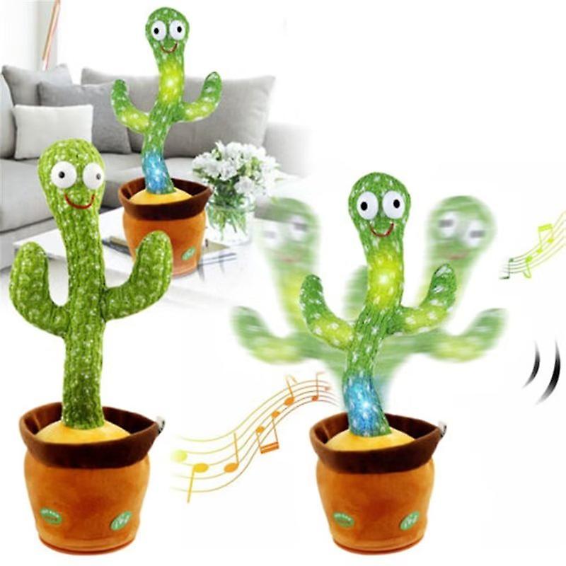 Cactus Plush Toy Singing Dancing Recording Built-in 120 Songs Learn ...