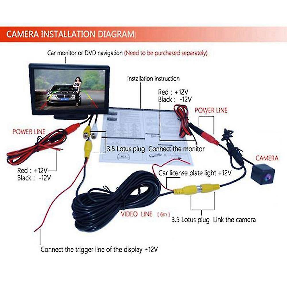 Car Rear View Camera Reversing Camera For C2 C3 C4 C5 C6 C8 Ds3 Ds4 Ds5 ...