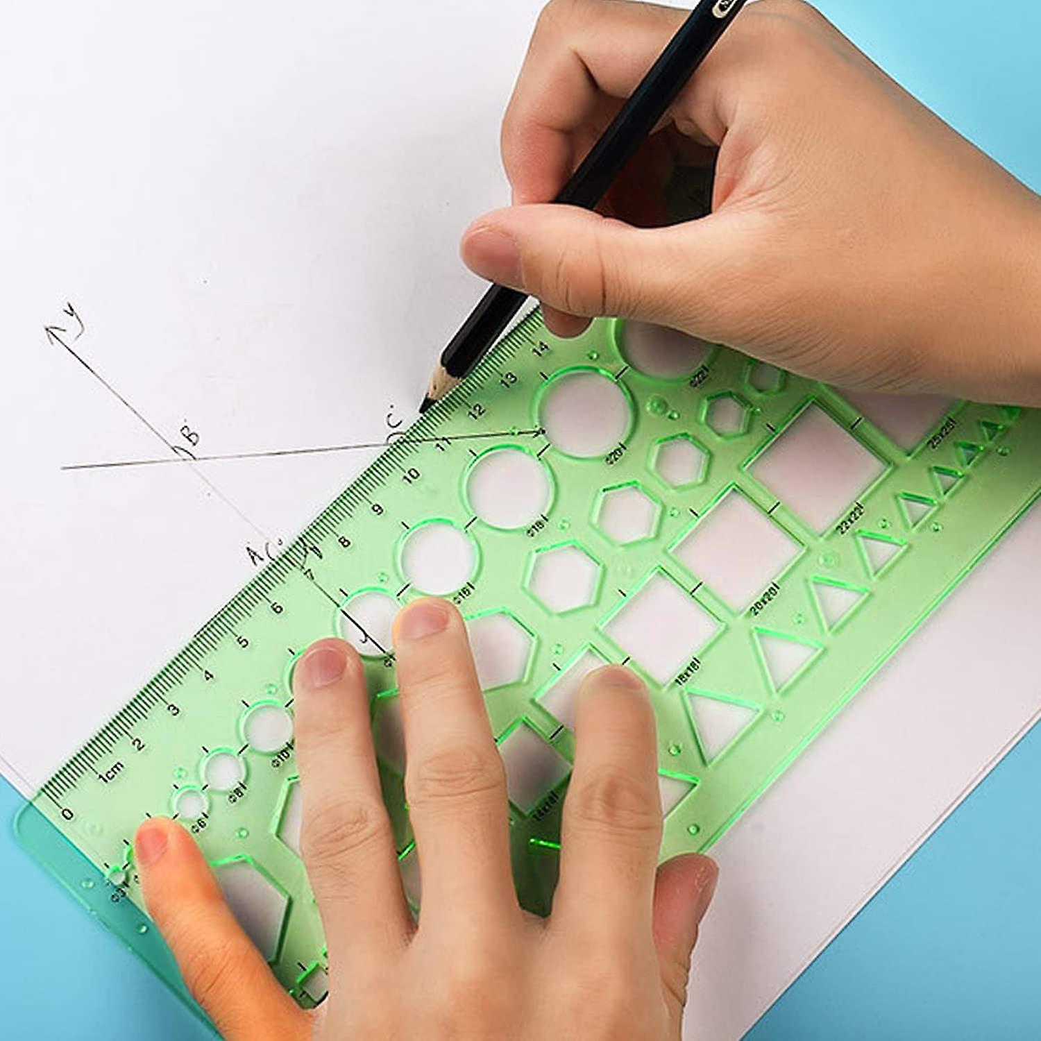 Circle Template Geometric Stencils Circle Stencils Plastic Geometric ...